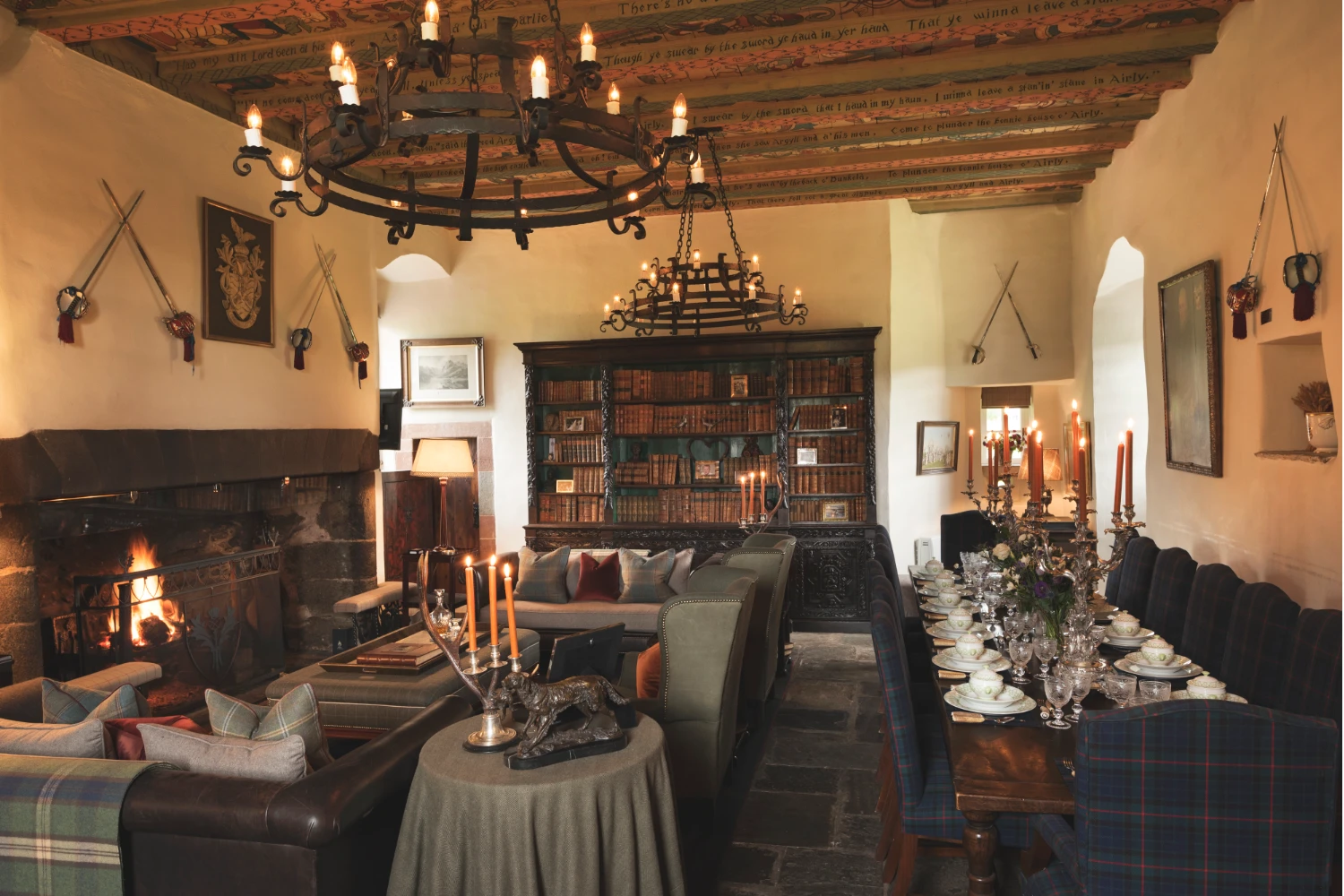 Great Hall | Forter Castle | Luxury Scottish Castle in the Highlands ...